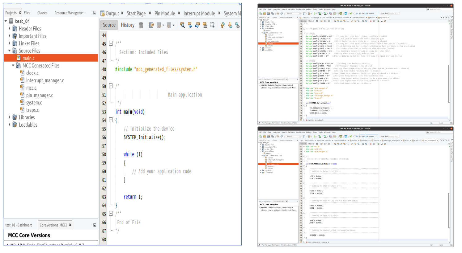 mplab-code-configurator-gpio
